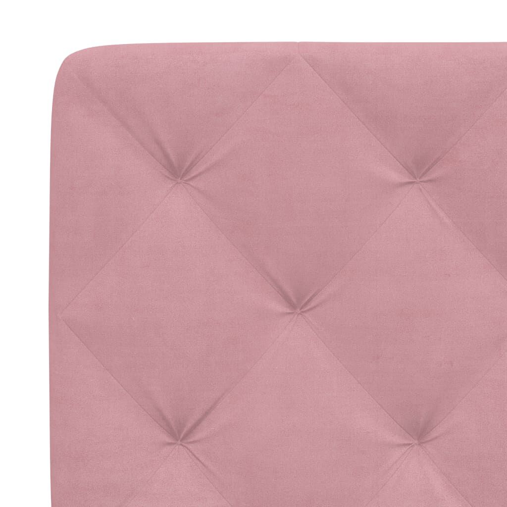 vidaXL Pernă tăblie de pat, roz, 80 cm, catifea | vidaXL.ro