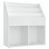 vidaXL Raft reviste copii, stejar maro, 71x30x78,5cm, lemn prelucrat ...