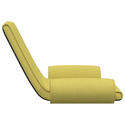 vidaXL Scaun de podea pliabil, verde, material textil | vidaXL.ro