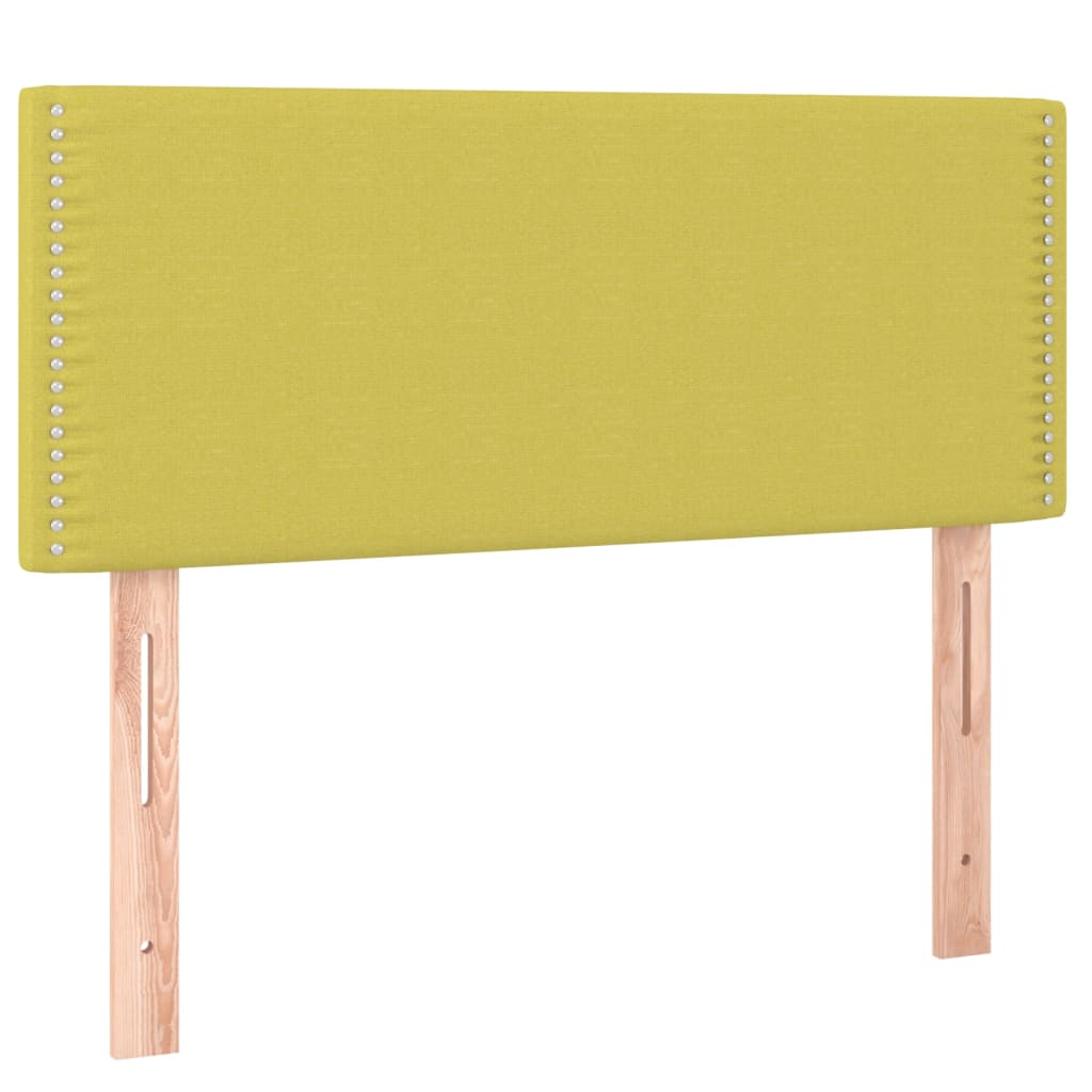 vidaXL Tăblie de pat, verde, 80x5x78/88 cm, textil | vidaXL.ro