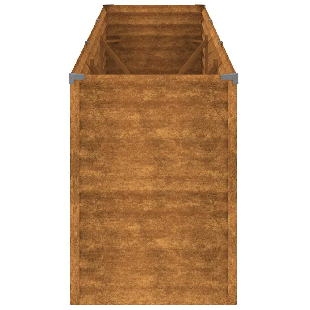 vidaXL Strat înălțat de grădină, 291x50x69 cm, oțel corten | vidaXL.ro