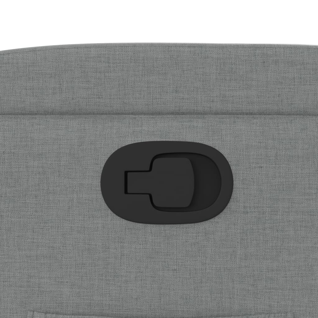 vidaXL Fotoliu rabatabil, gri deschis, material textil | vidaXL.ro