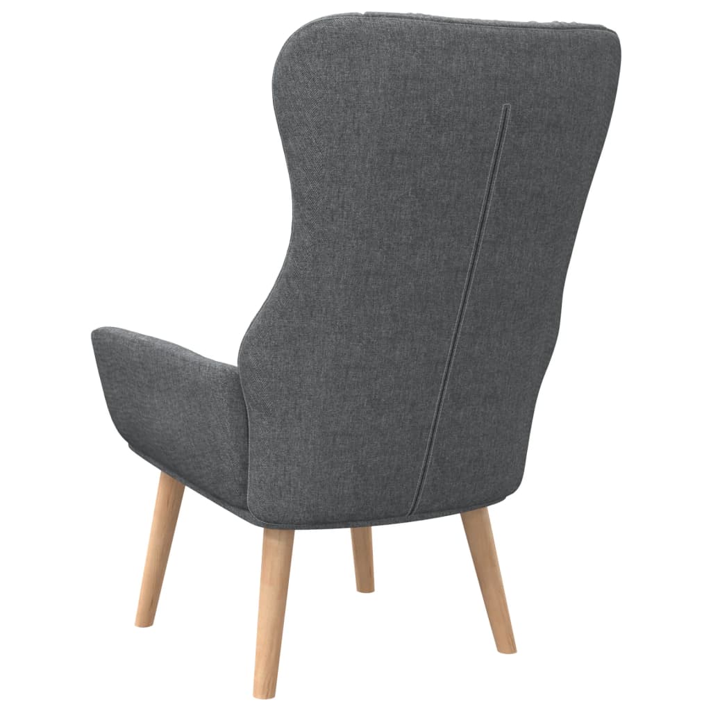 vidaXL Scaun de relaxare, gri închis, material textil | vidaXL.ro