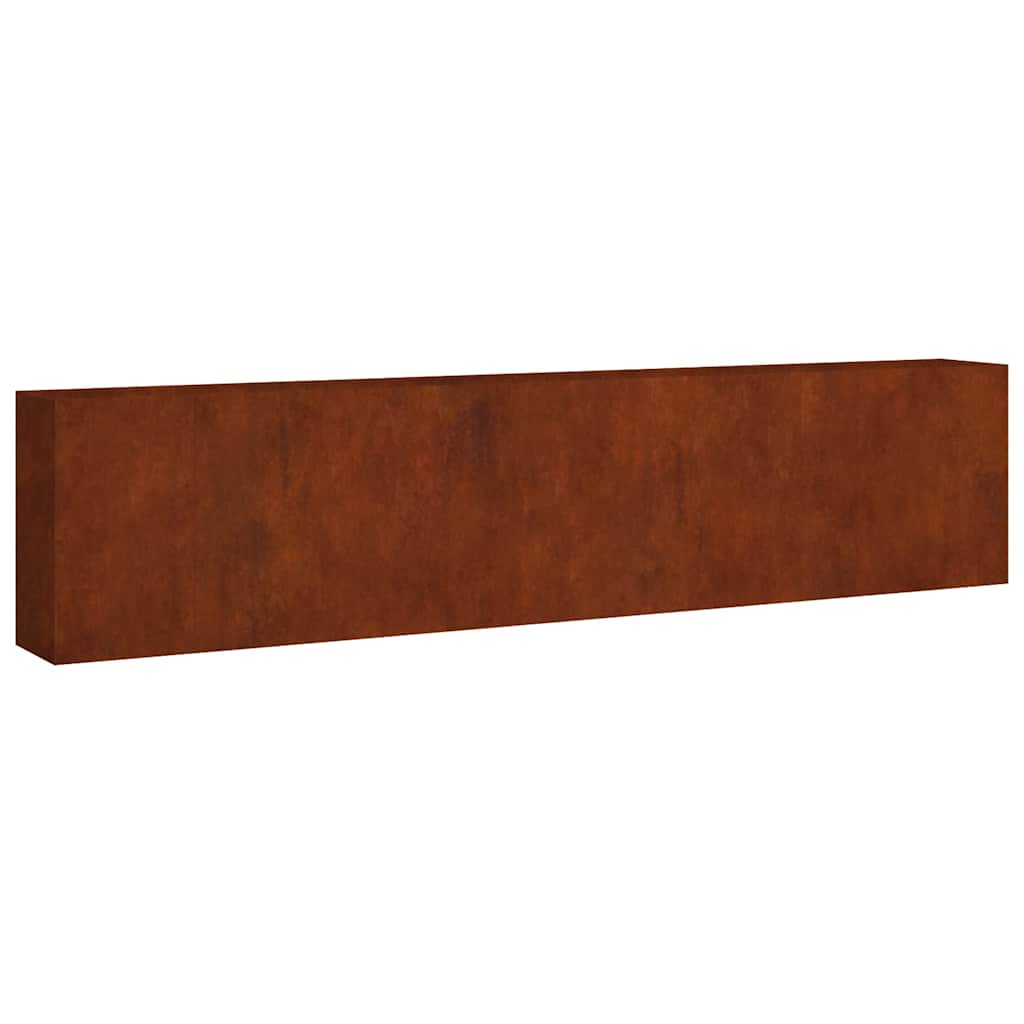 vidaXL Strat înălțat de grădină, 360x40x80 cm, oțel corten | vidaXL.ro